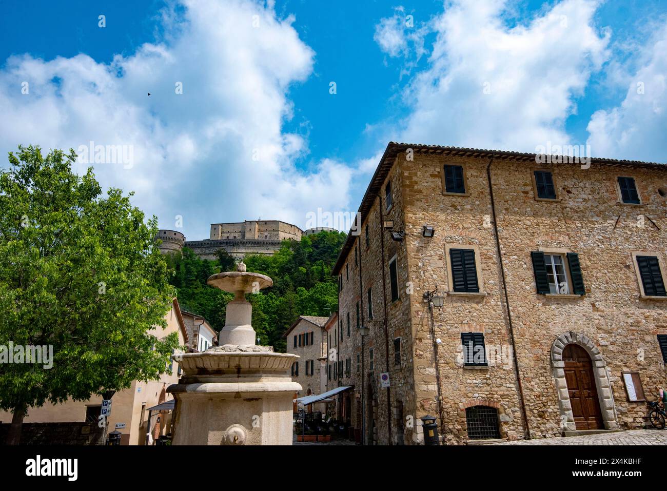 Old Town of San Leo - Italy Stock Photo - Alamy