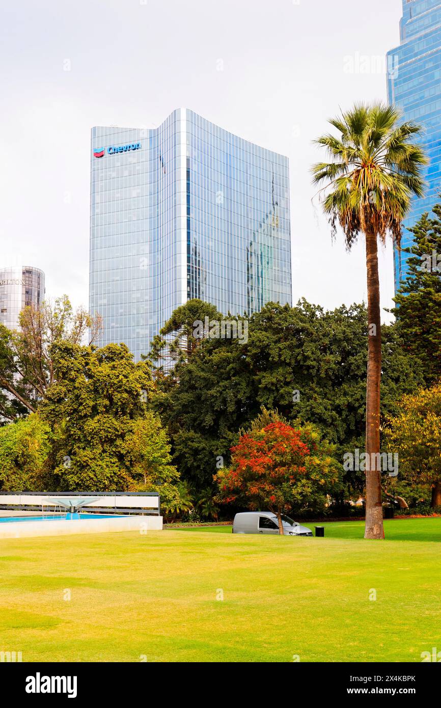 Chevron building, Perth, Western Australia Stock Photo - Alamy