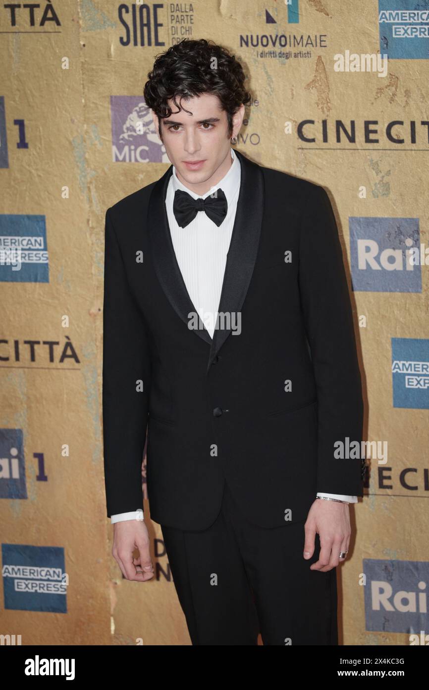 Rome, Italy - May 3, 2024: Nicolas Maupas attend the red carpet of the ...