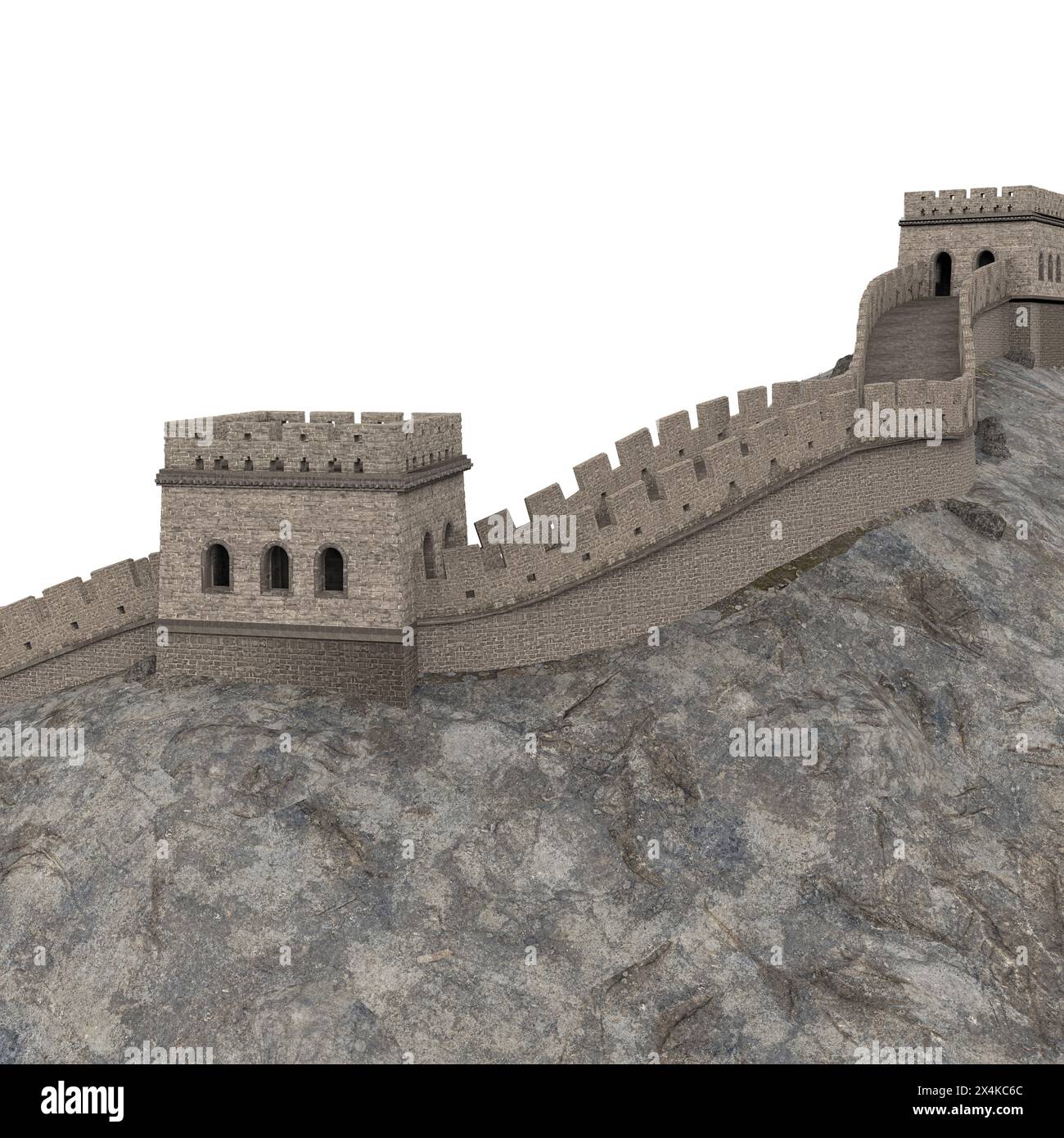 Great Wall of China Isolated Stock Photo - Alamy