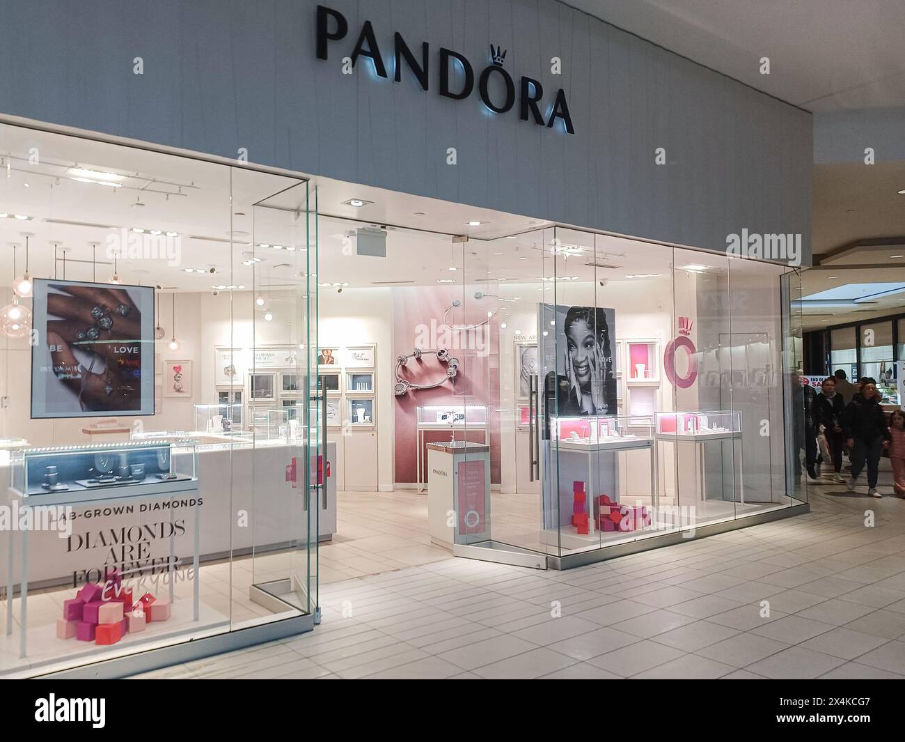 Toronto, ON, Canada – January 20, 2024: View at the Pandora company ...