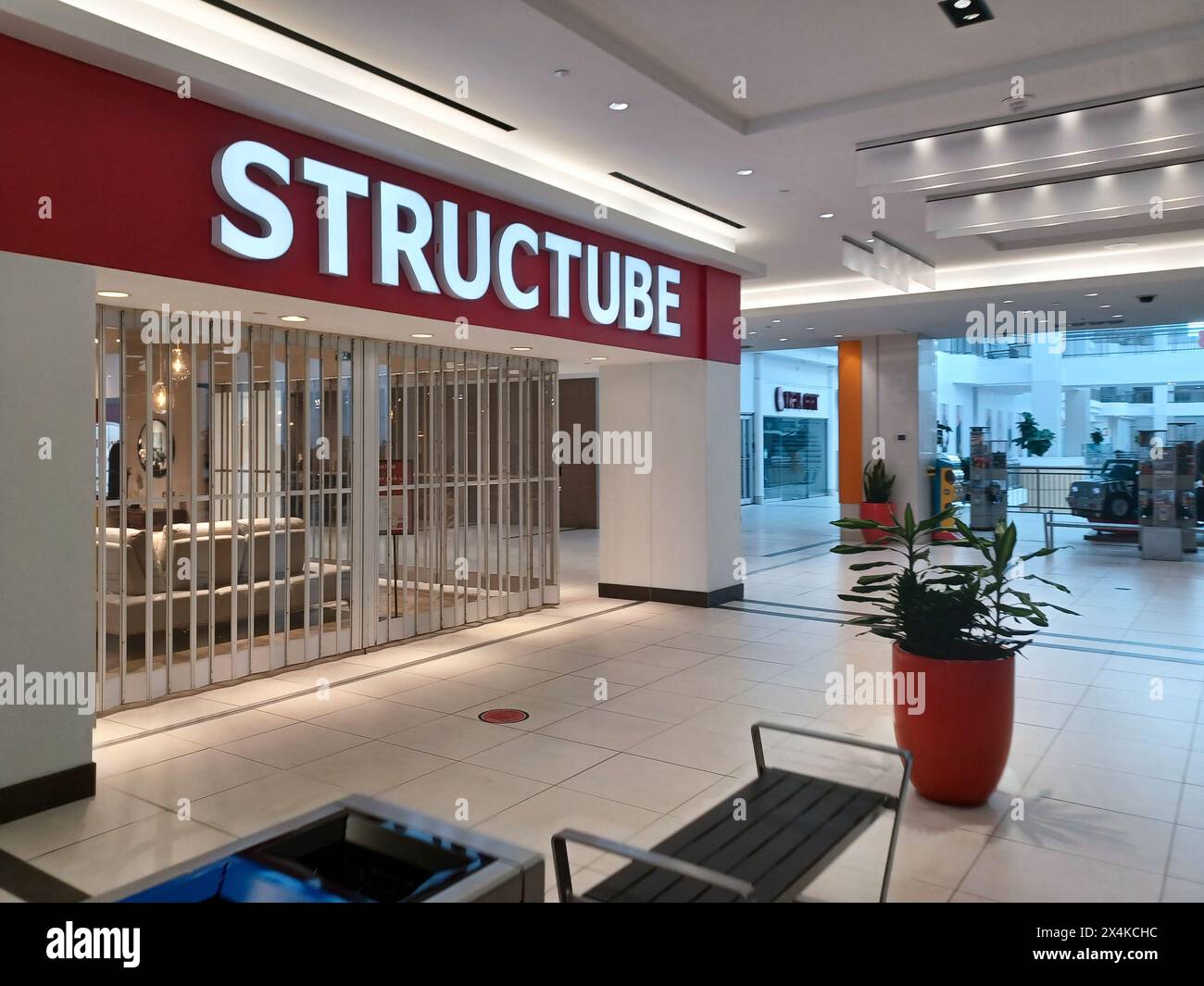 Toronto, ON, Canada – April 17, 2024: View at Structube company sign Stock Photo - Alamy