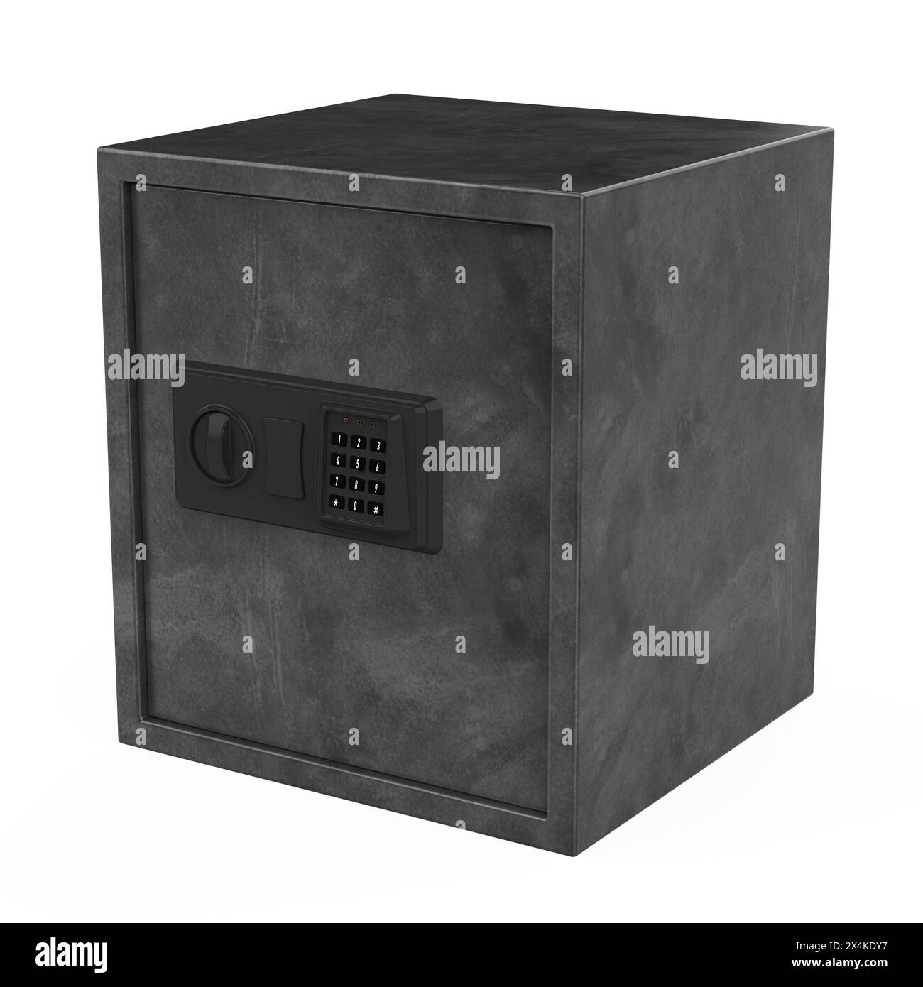 Steel Safe Box Isolated Stock Photo - Alamy