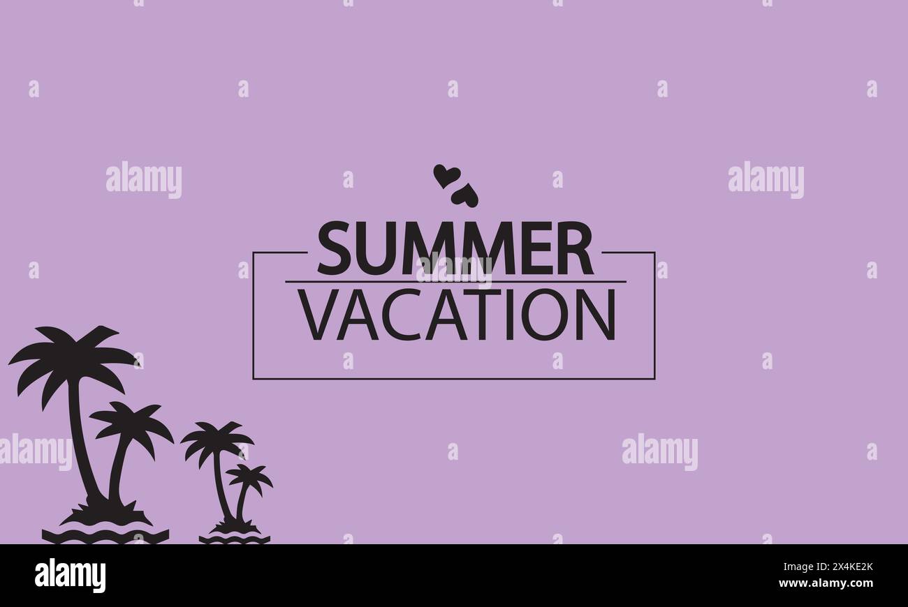 Summer vacation text Stock Vector Images - Alamy