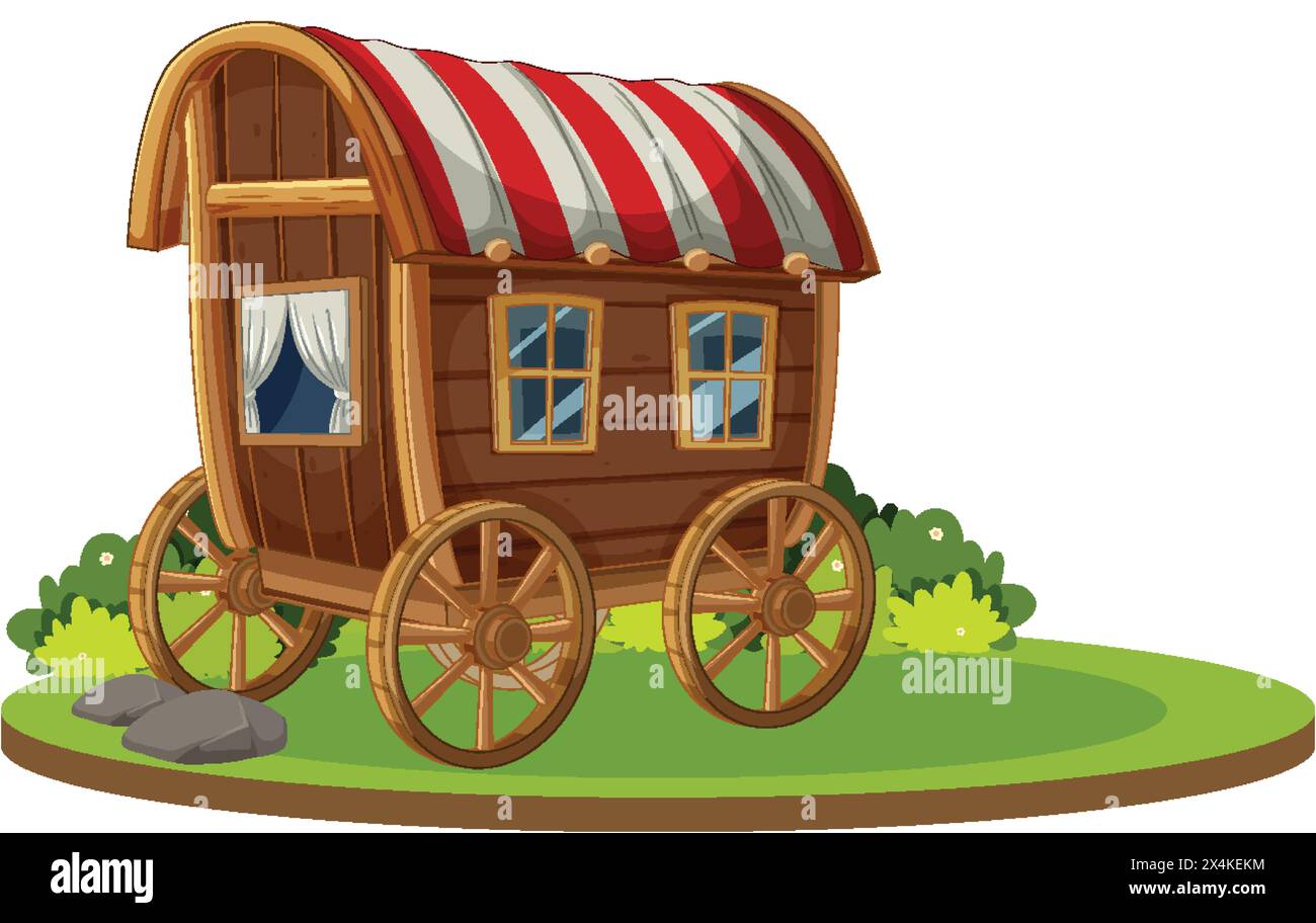 Old fashioned caravan hi-res stock photography and images - Alamy