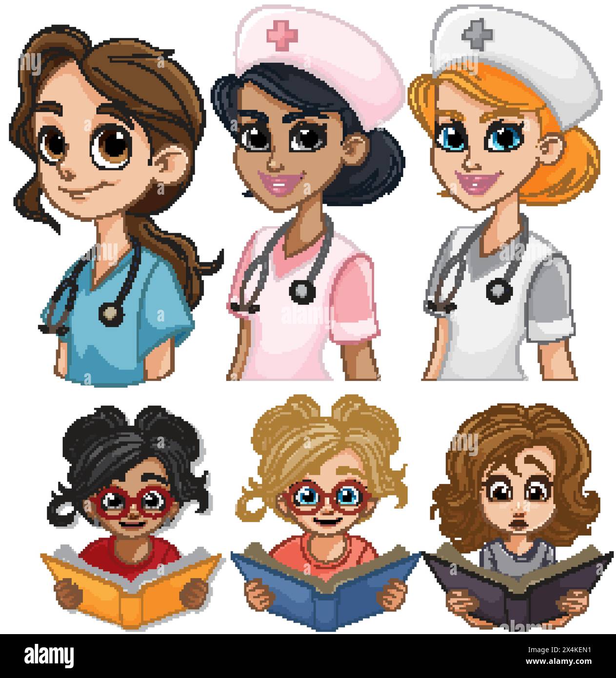 Healthcare workers diversity Cut Out Stock Images & Pictures - Alamy