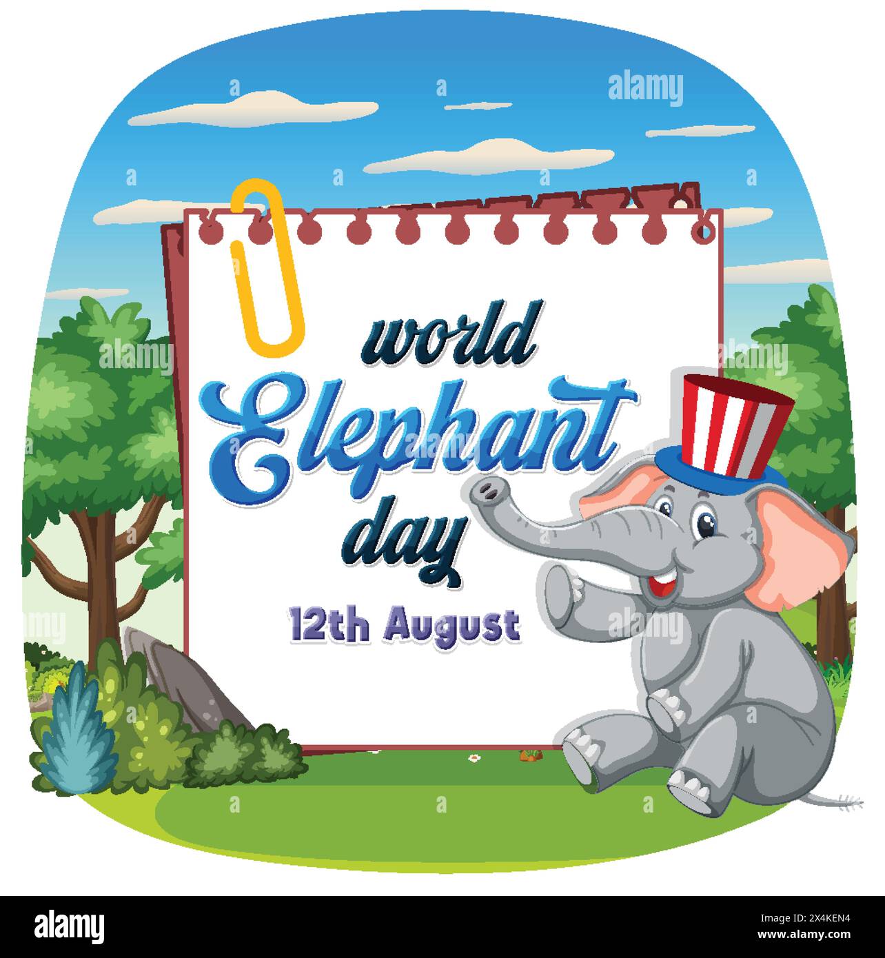 Elephant conservation efforts Stock Vector Images - Alamy