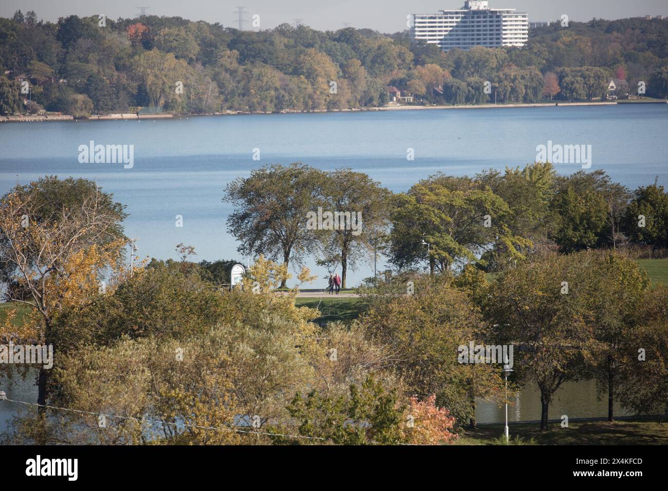 Hamilton waterfront park Stock Photo - Alamy