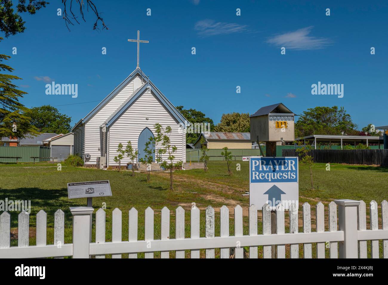Prayer request box outside the St Stephen's Presbyterian Church in ...
