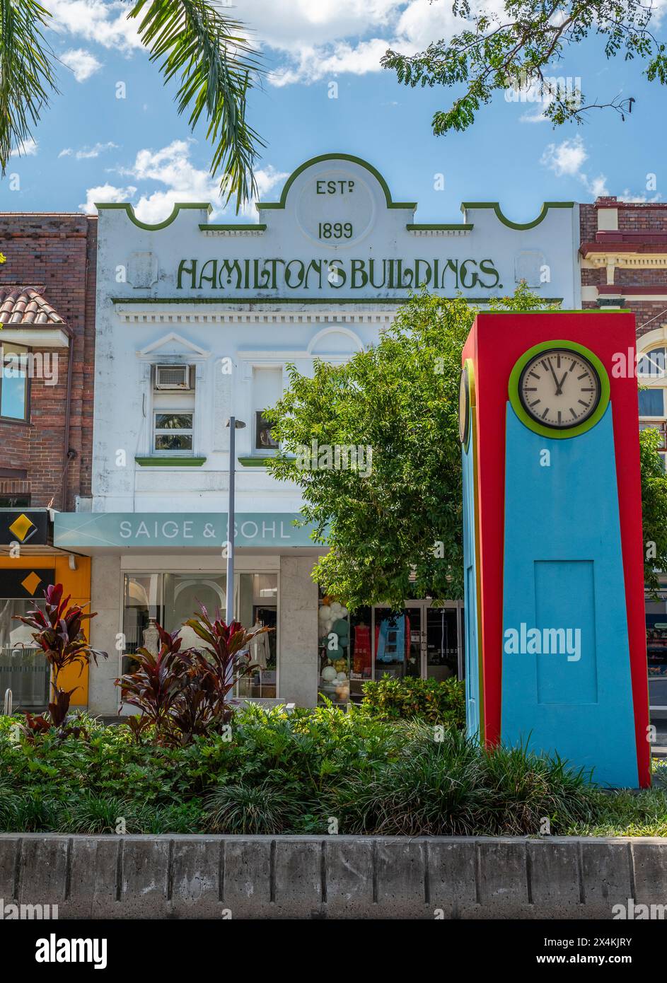 The clock, in memory of Captain John Mackay, for whom the City of ...