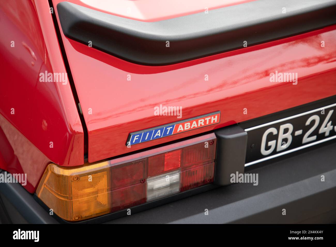 Bordeaux , France - 04 24 2024 : abarth fiat ritmo car racing ...