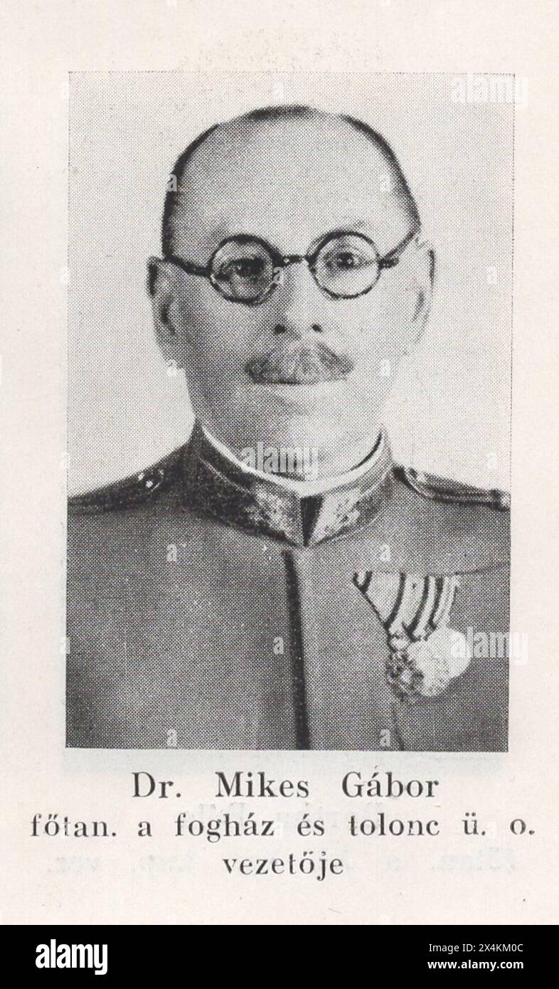 Dr gabor mikes head of the prison hi-res stock photography and images ...