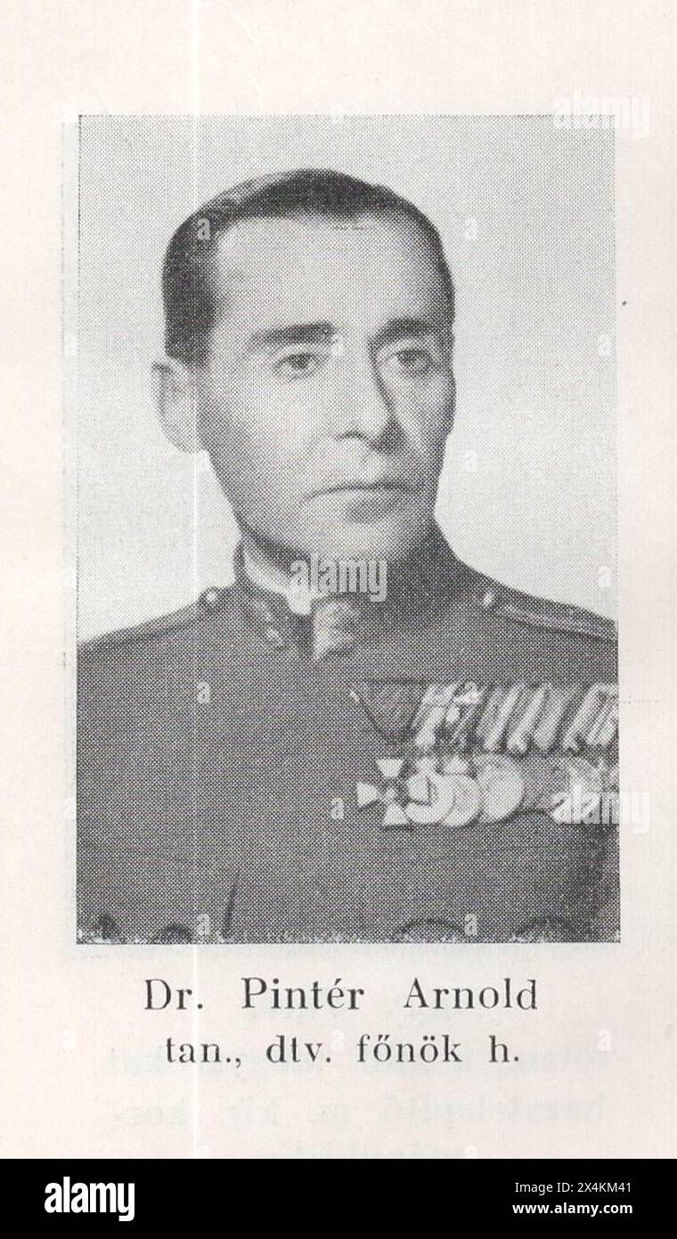 Dr pinter arnold tanacsos hi-res stock photography and images - Alamy