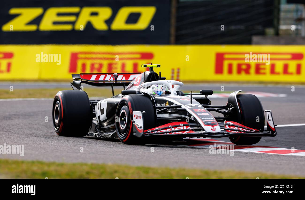 Suzuka Circuit, 6 April 2024: Nico Hulkenberg (GER) of the Haas F1 ...