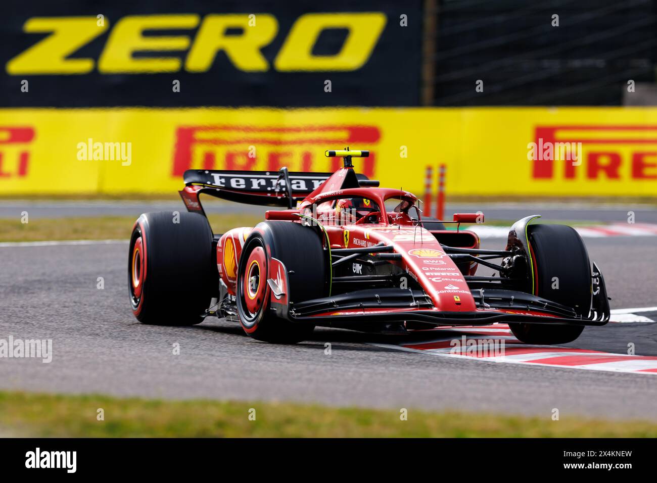 Suzuka Circuit, 6 April 2024: Carlos Sainz (ESP) of Ferrari during the ...