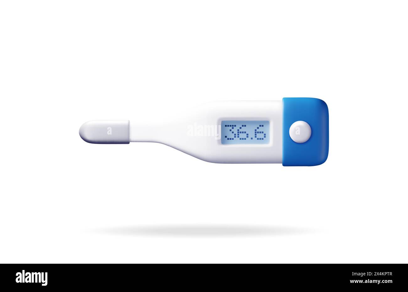 3d electronic thermometer for measuring Stock Vector Image & Art - Alamy