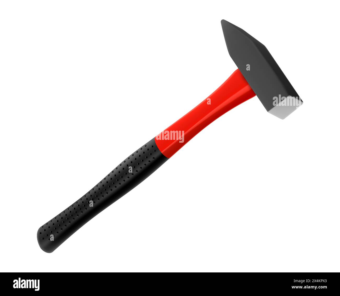 Construction worker driving nail Stock Vector Images - Alamy