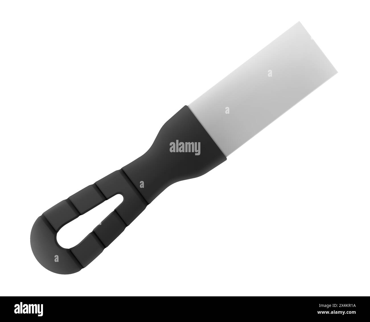 Hand spatula plaster on wall Stock Vector Images - Alamy