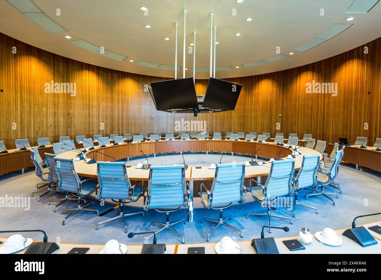 Empty conference room microphone hi-res stock photography and images ...
