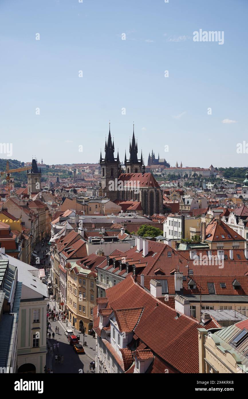 Church of Our Lady before Tyn - Church in Prague Old Town Square. View ...
