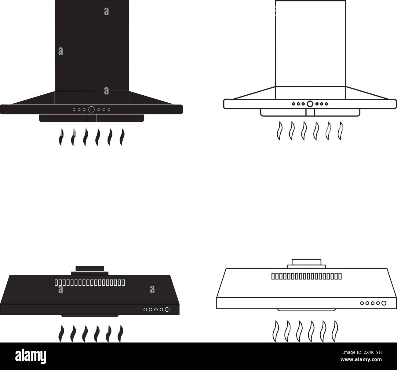 Kitchen smoke exhauster icon vector illustration symbol design Stock ...