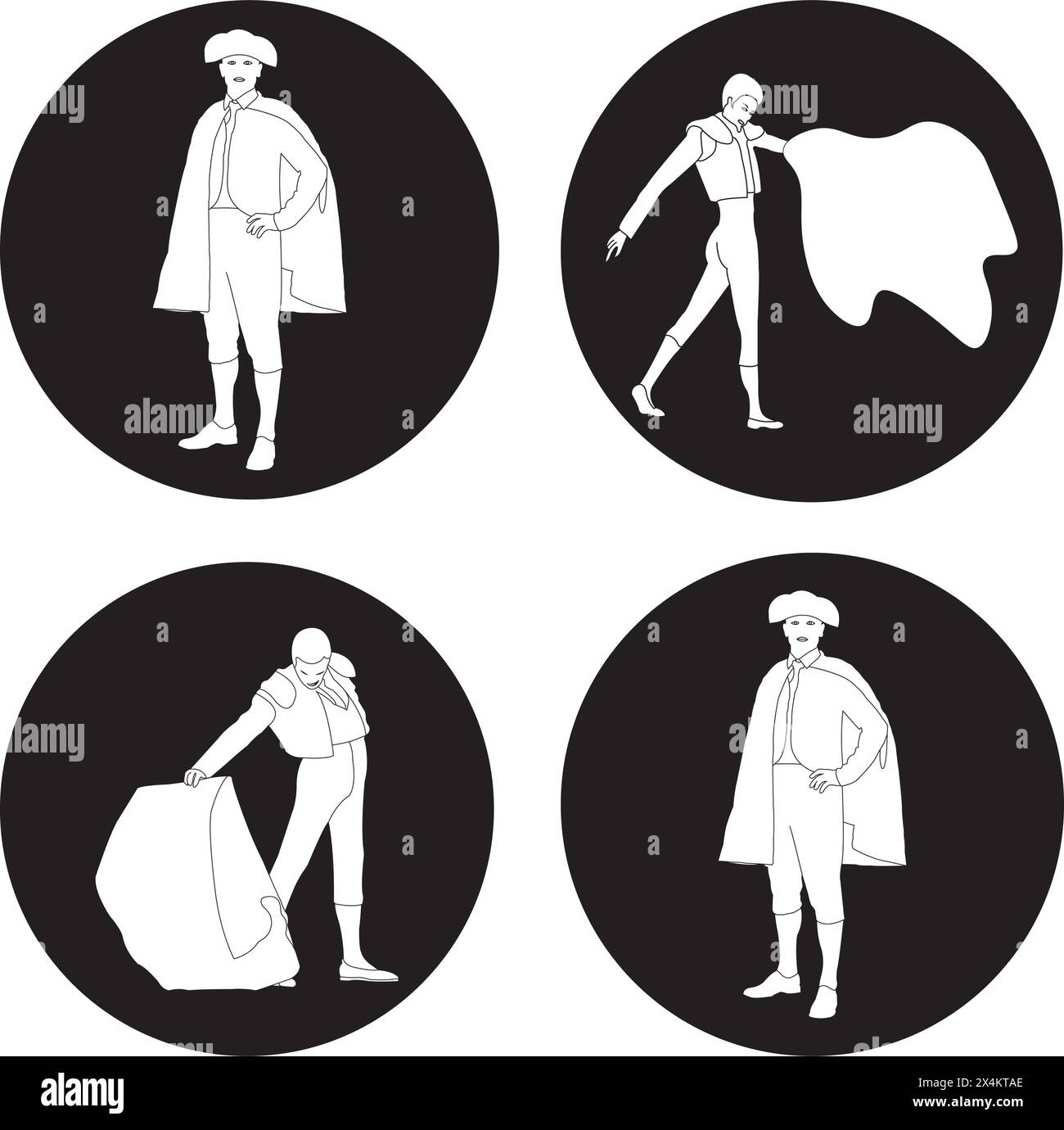 Bull fighter costume Stock Vector Images - Alamy