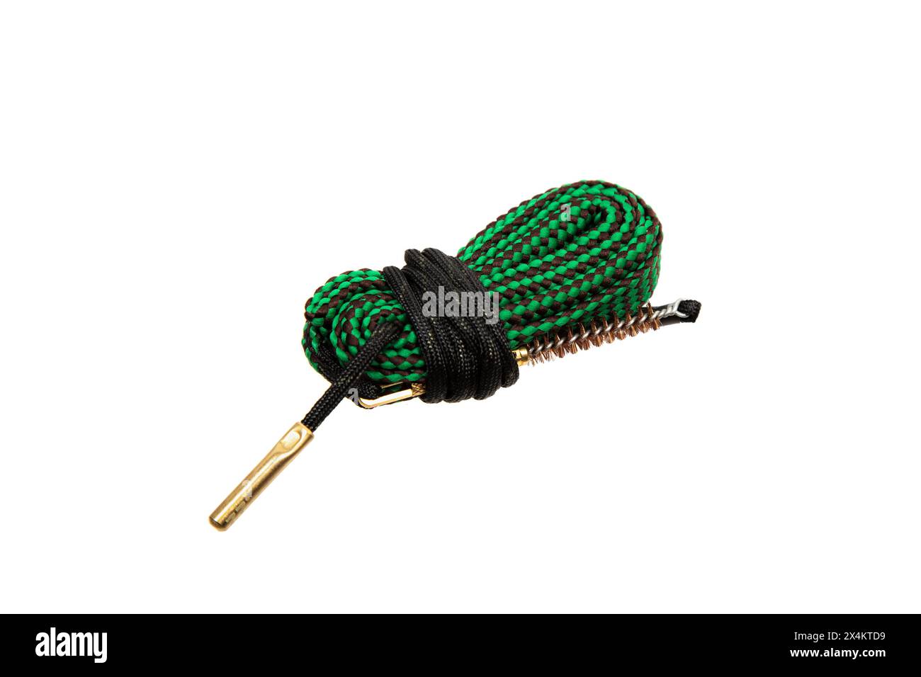 Flexible cleaning rod made of nylon tape for pulling through the barrel ...