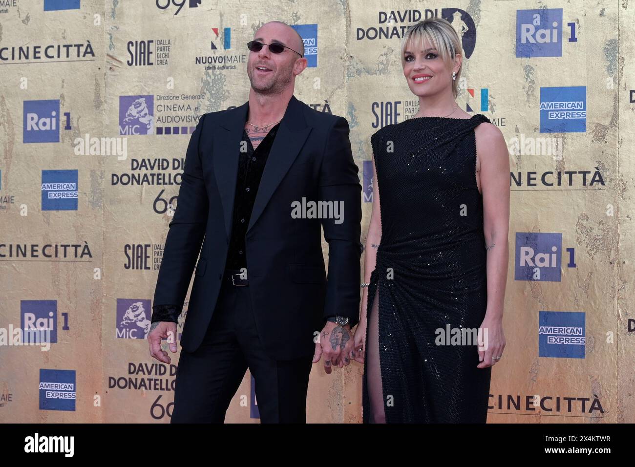 Rome, Italy. 03rd May, 2024. Claudio Pallitto (l) and Micaela ...