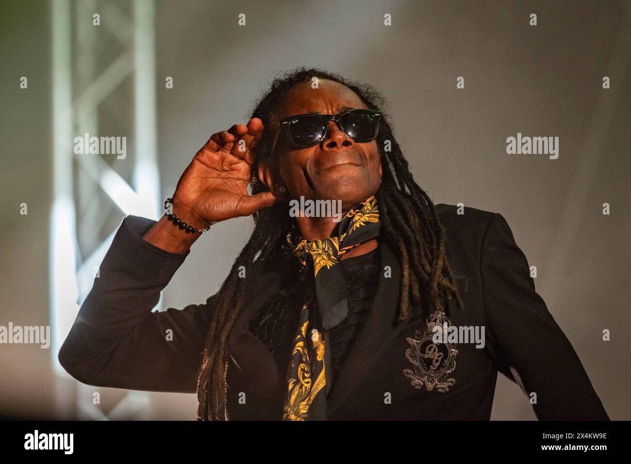 Rhein in Flammen 2024, Bonn, Rheinaue Fab Morvan, ein Teil des Kult ...