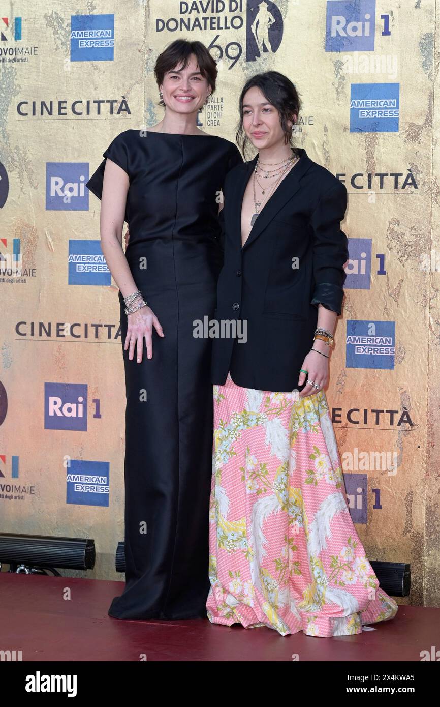 Rome, Italy. 03rd May, 2024. Kasia Smutniak (l) and Sophie Taricone (r ...