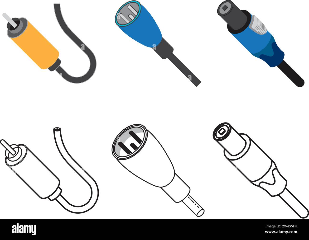 Audio jack icon,vector illustration template design Stock Vector Image ...