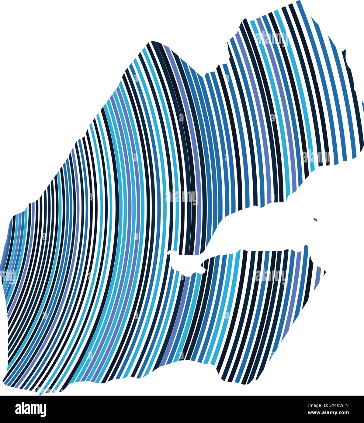 Country Map Of Djibouti Vector Illustration Design Background Stock