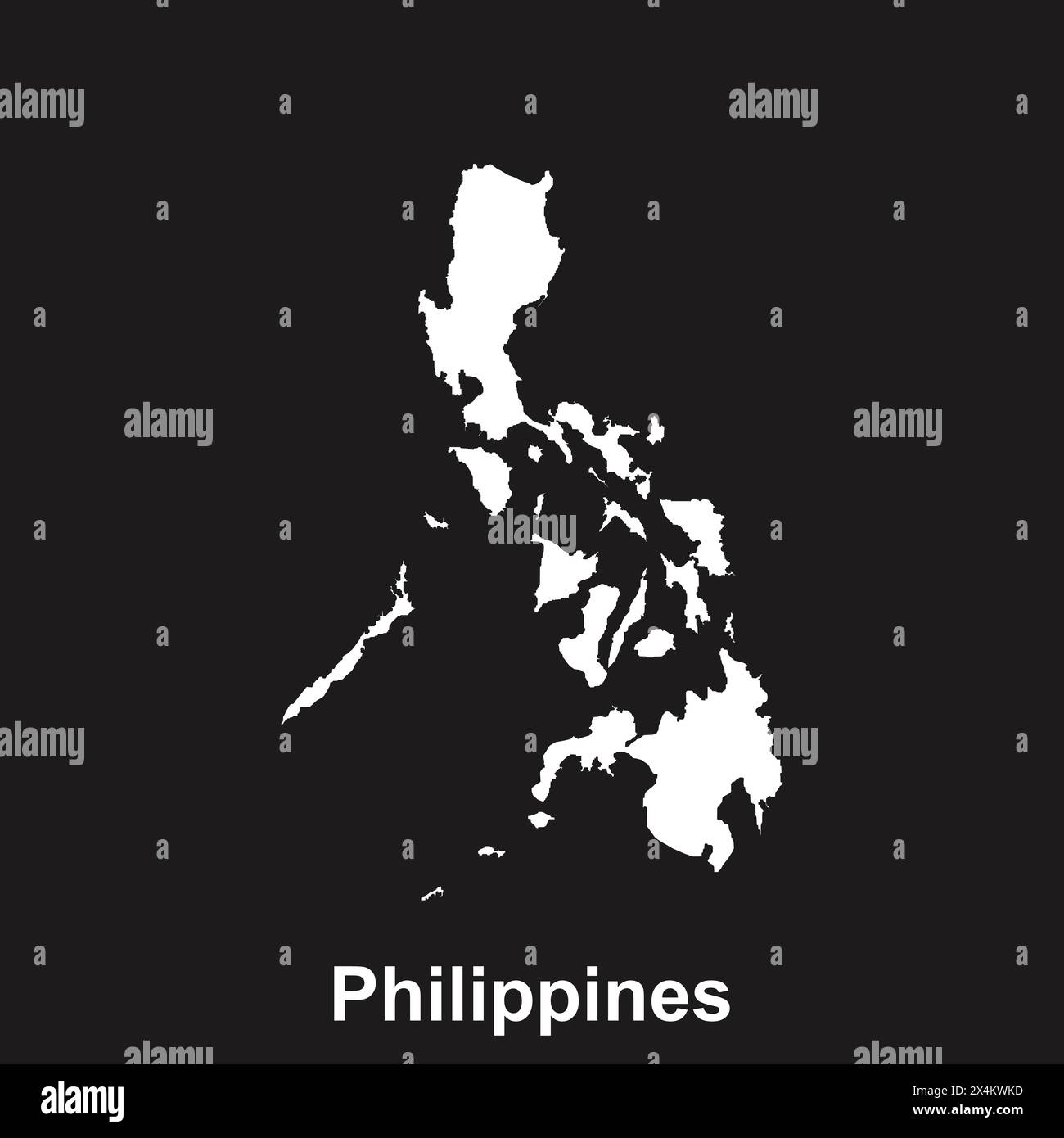 Philippines map icon,vector illustration symbol design Stock Vector ...