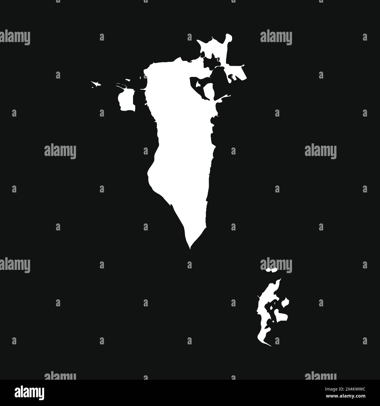 Bahrain map hi-res stock photography and images - Alamy