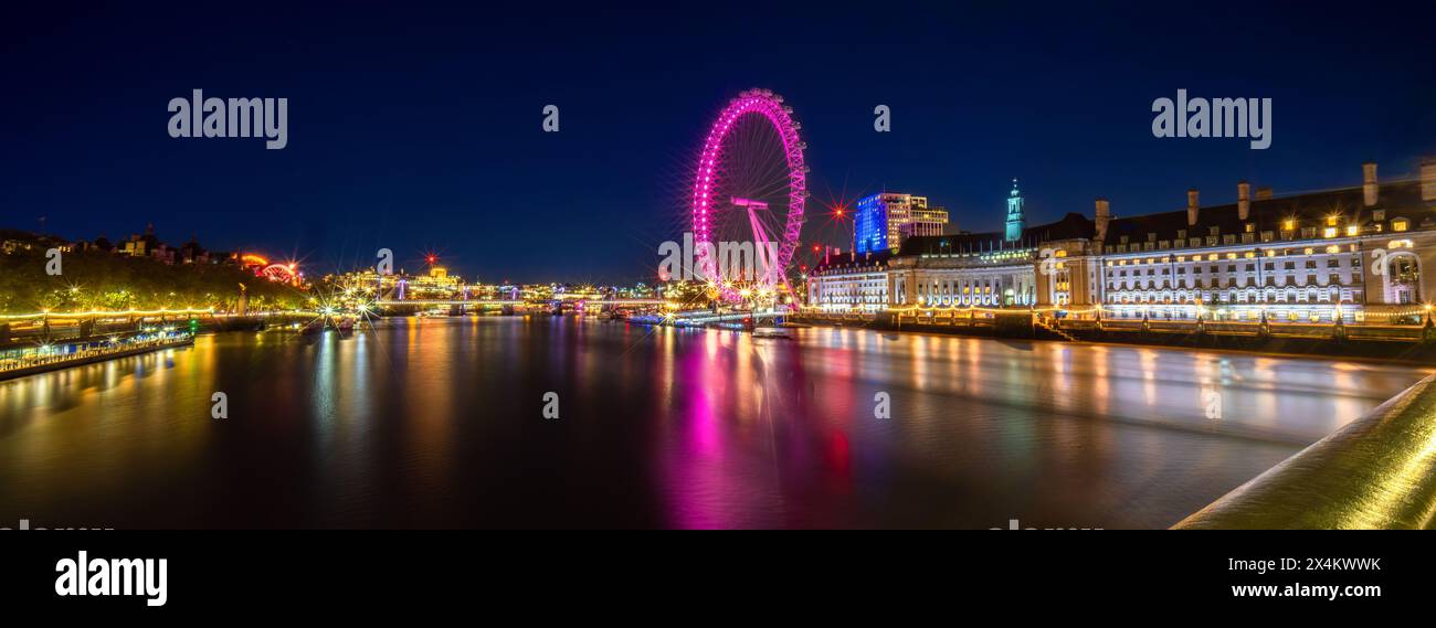 London, United Kingdom - April 29, 2024: Panoramic photo of London with ...