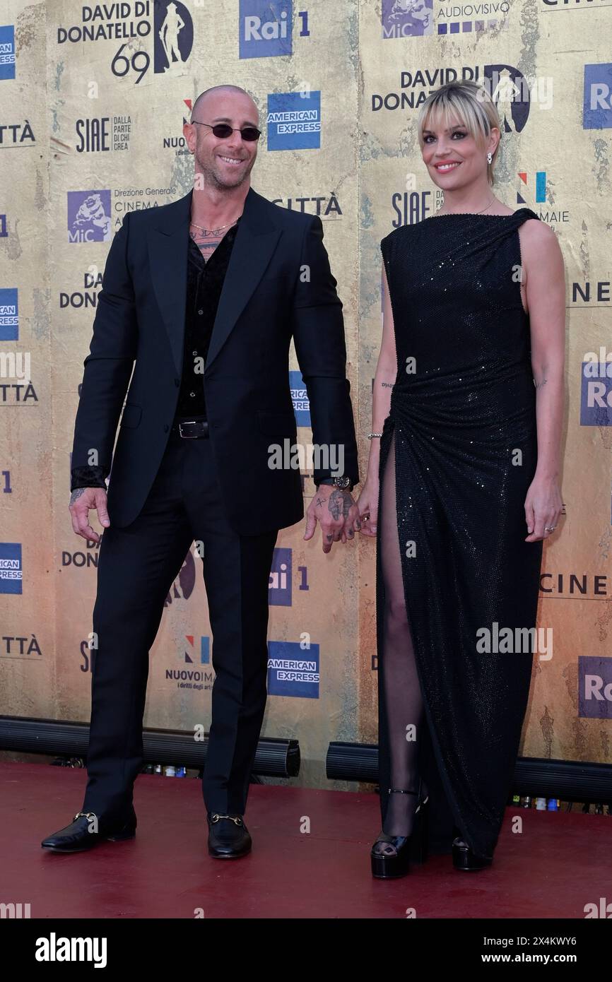 Rome, Italy. 03rd May, 2024. Claudio Pallitto (l) and Micaela ...