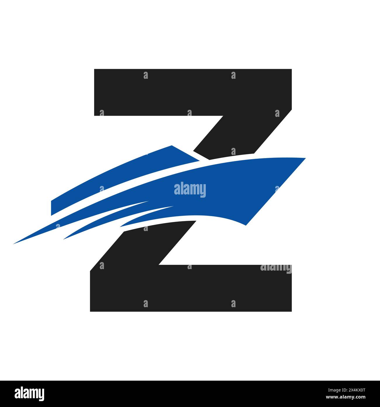 Initial Letter Z Boat Logo For Yacht Sign. Maritime Symbol Vector ...