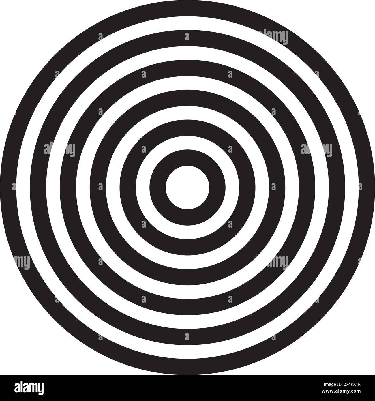 Background Design Concentric Circles With Dynamic Irregular Lines Stock Vector Image And Art Alamy