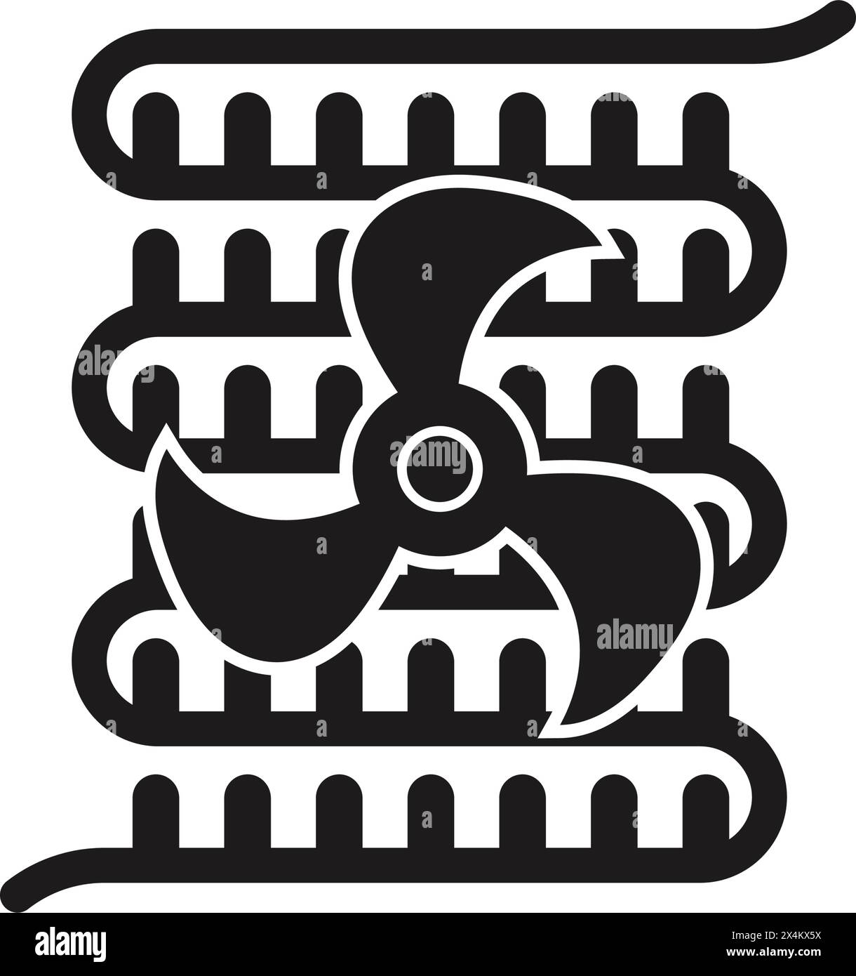 Evaporator vector icon illustration symbol design Stock Vector Image & Art - Alamy