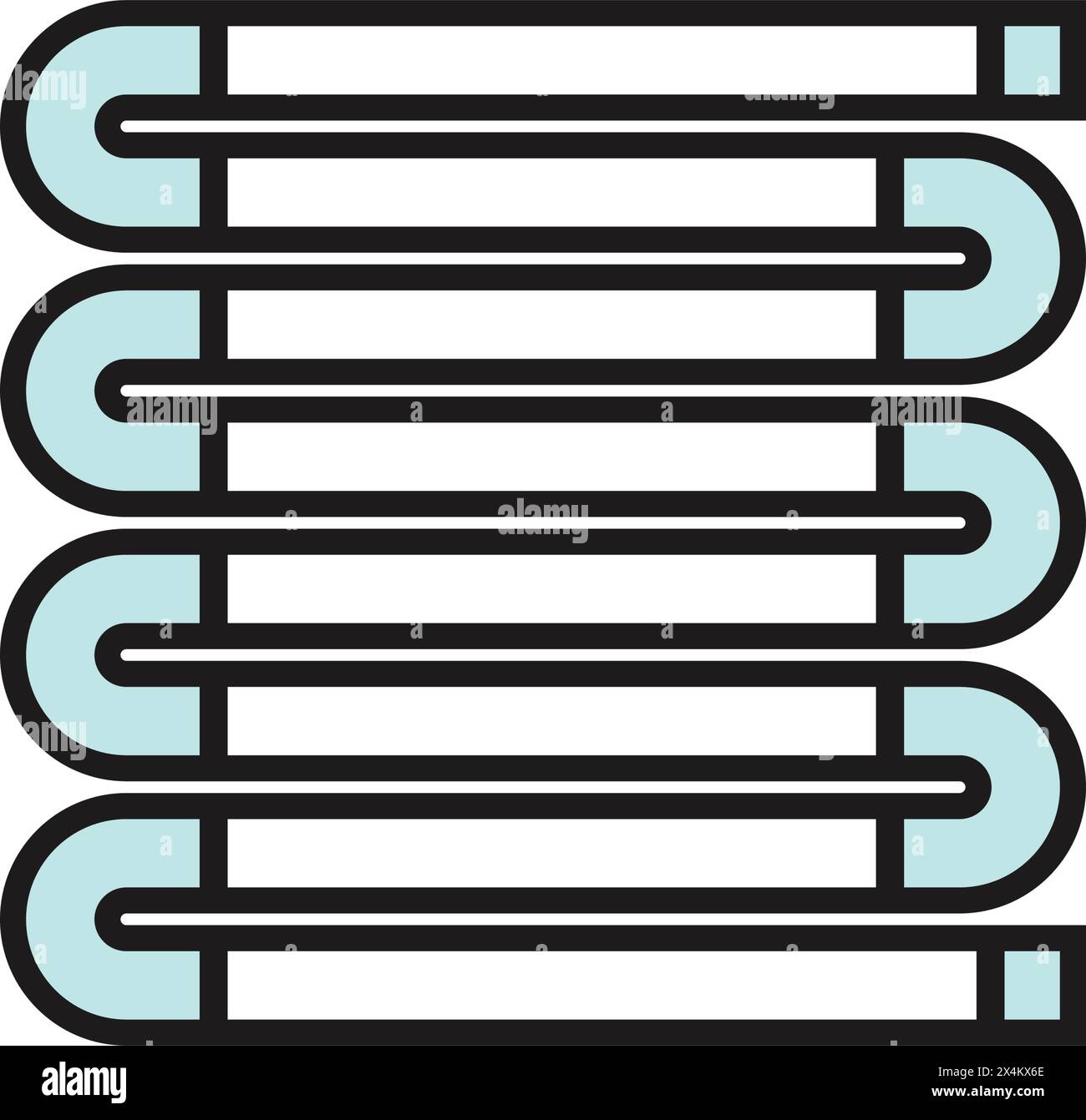 Coil cooler Stock Vector Images - Alamy