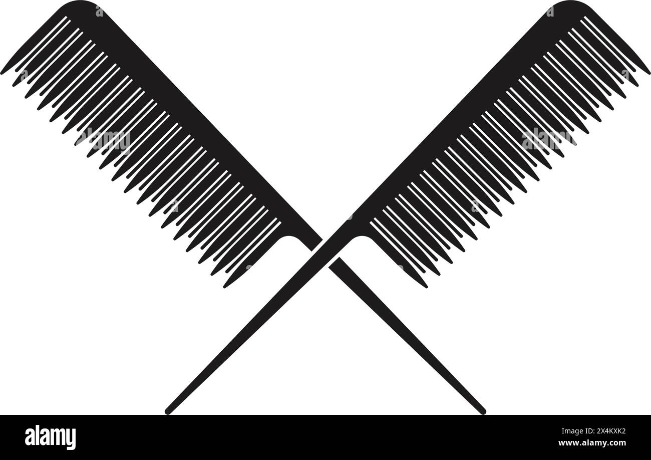 Barber tools logo Cut Out Stock Images & Pictures - Alamy