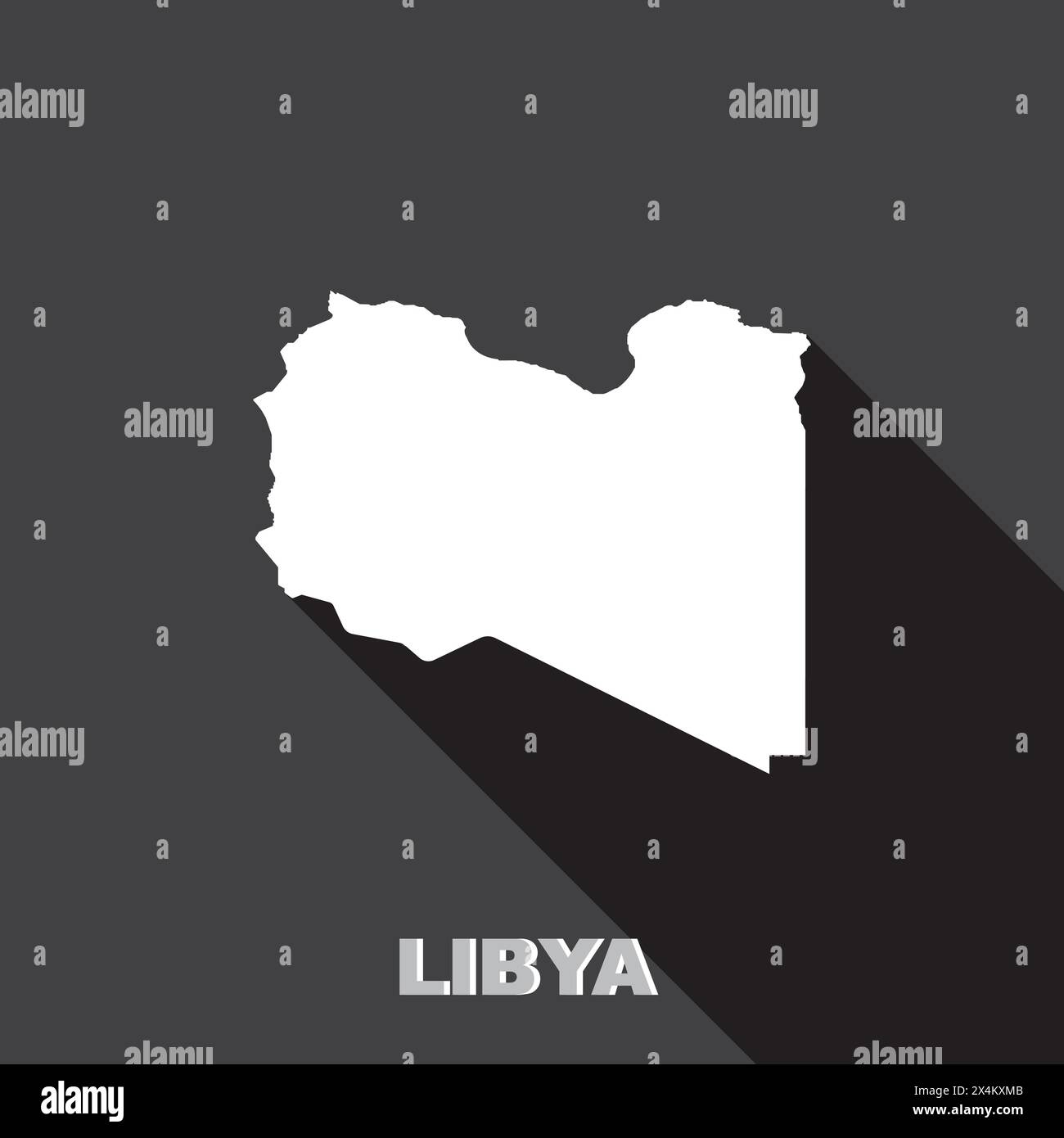 Libya map Stock Vector Images - Alamy