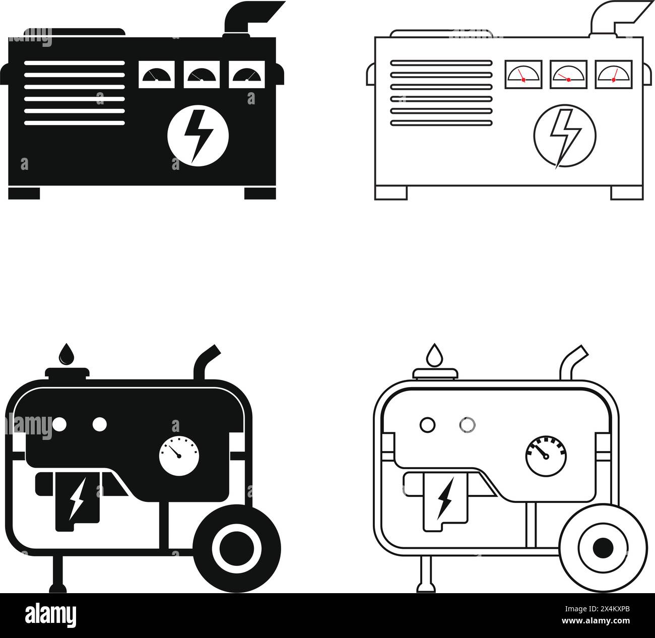 Diesel generator icon hi-res stock photography and images - Alamy