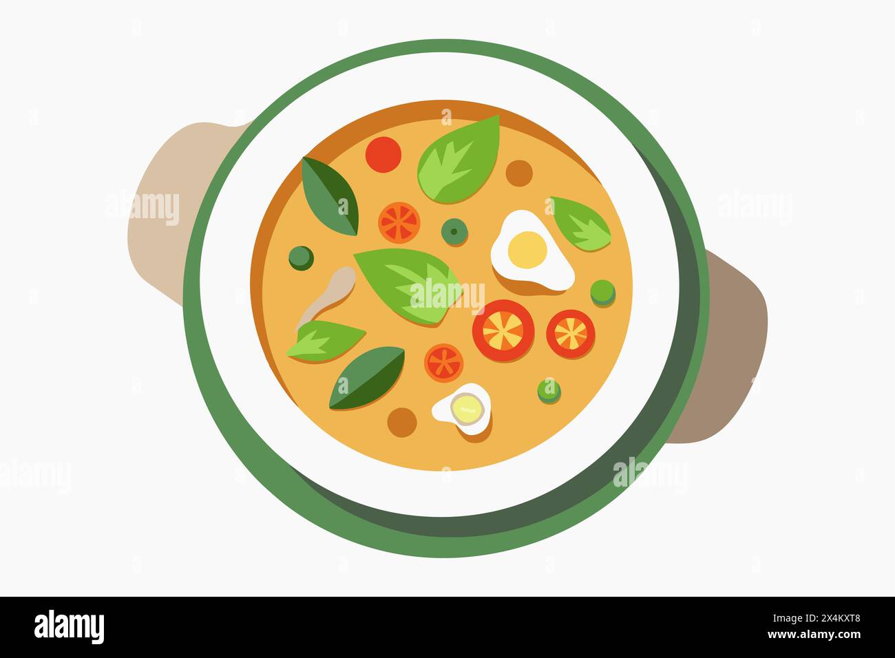 Southeast asian meal Stock Vector Images - Alamy