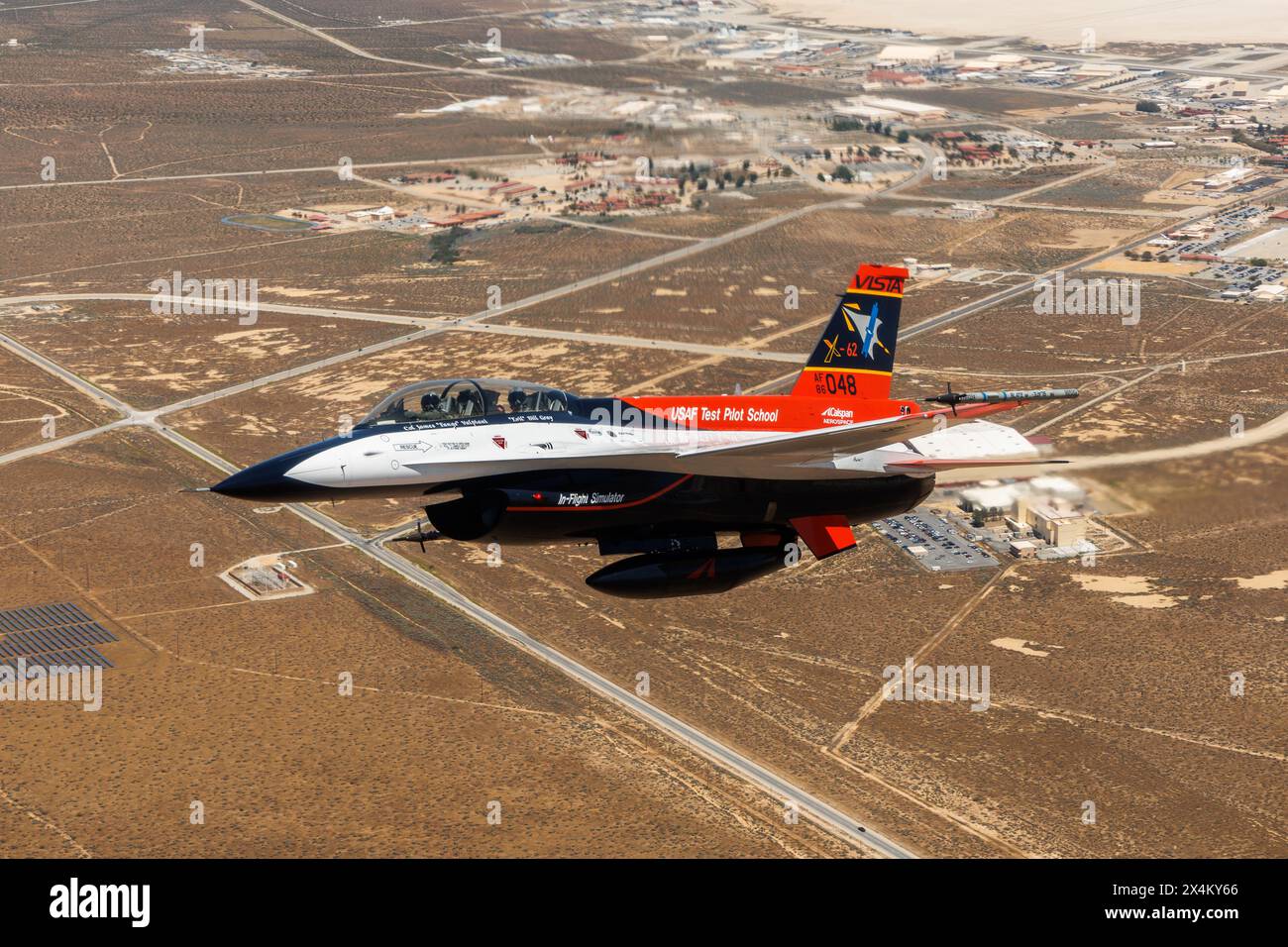 Secretary of the Air Force Frank Kendall flies in the X-62 VISTA in the ...