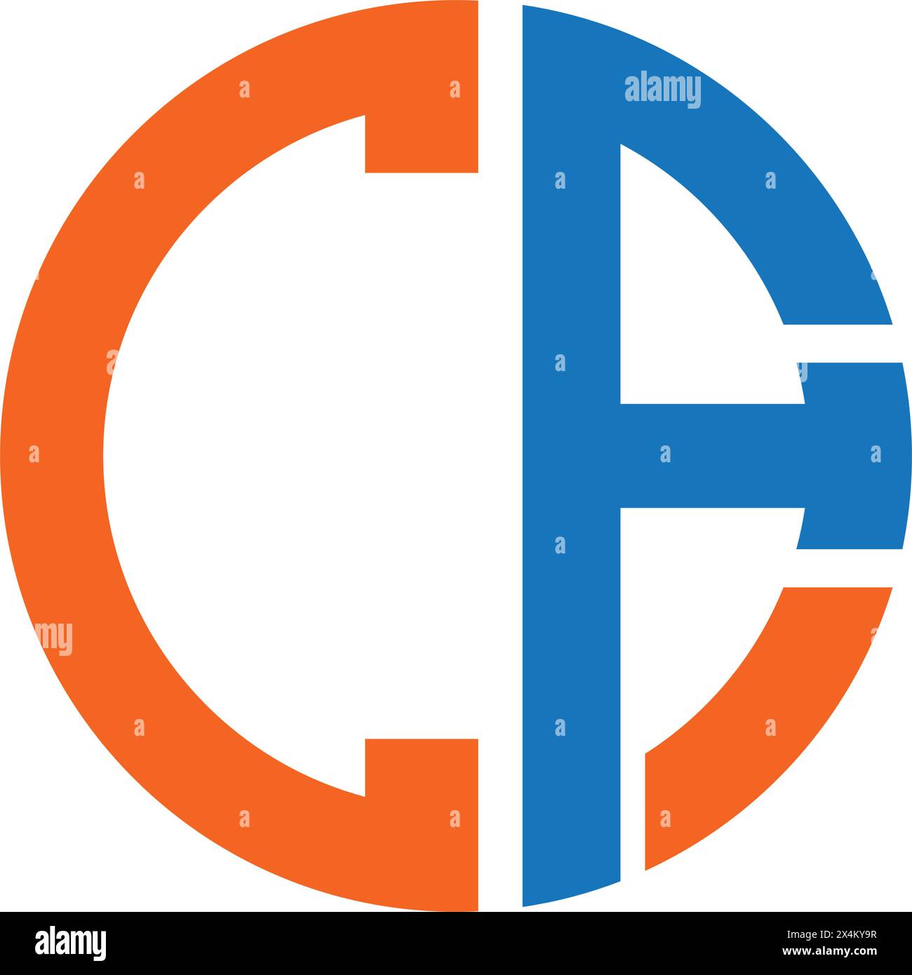 CF letter logo,vector illustration symbol design Stock Vector Image ...