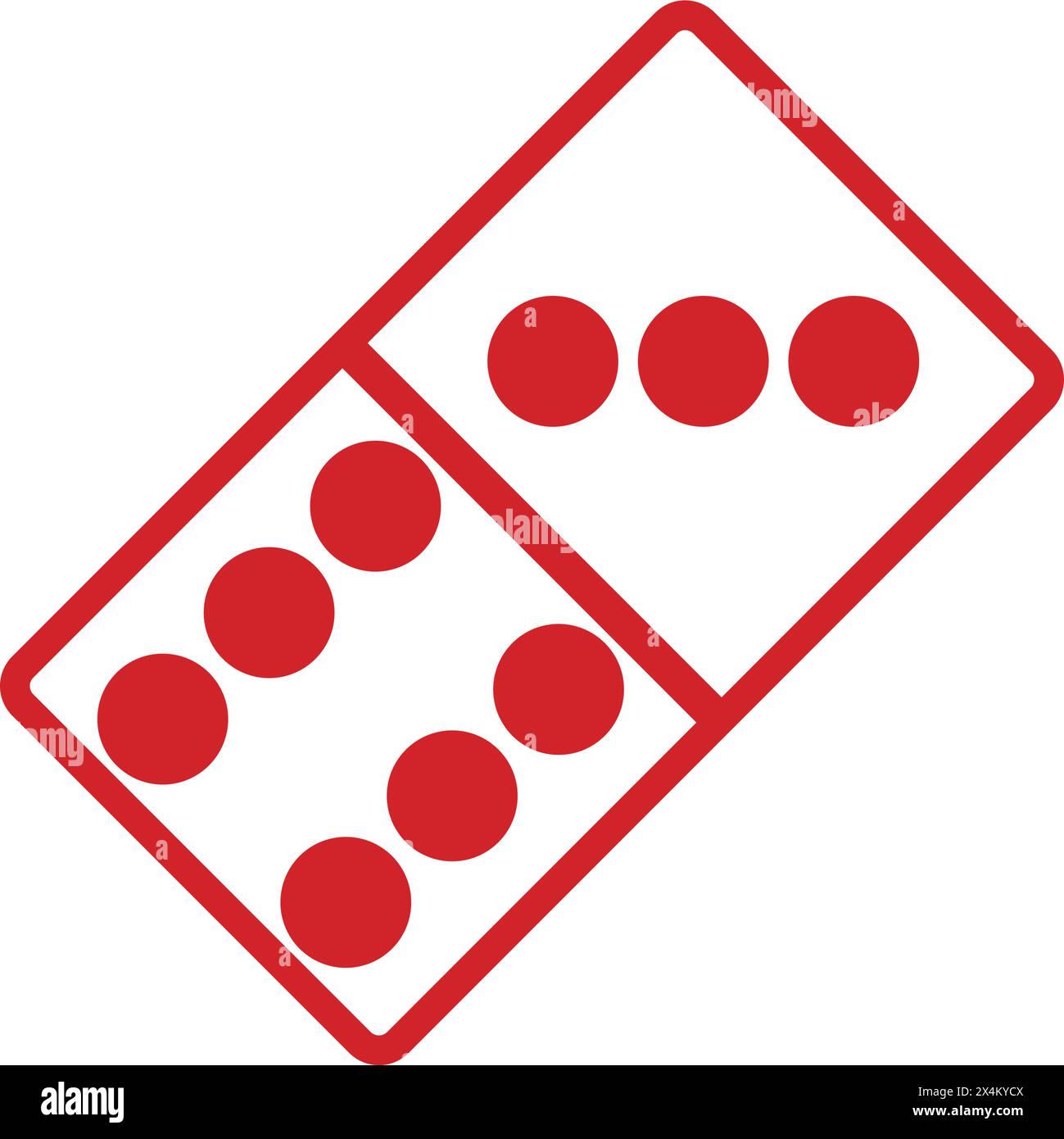 Dominoes icon. vector illustration symbol design Stock Vector Image ...