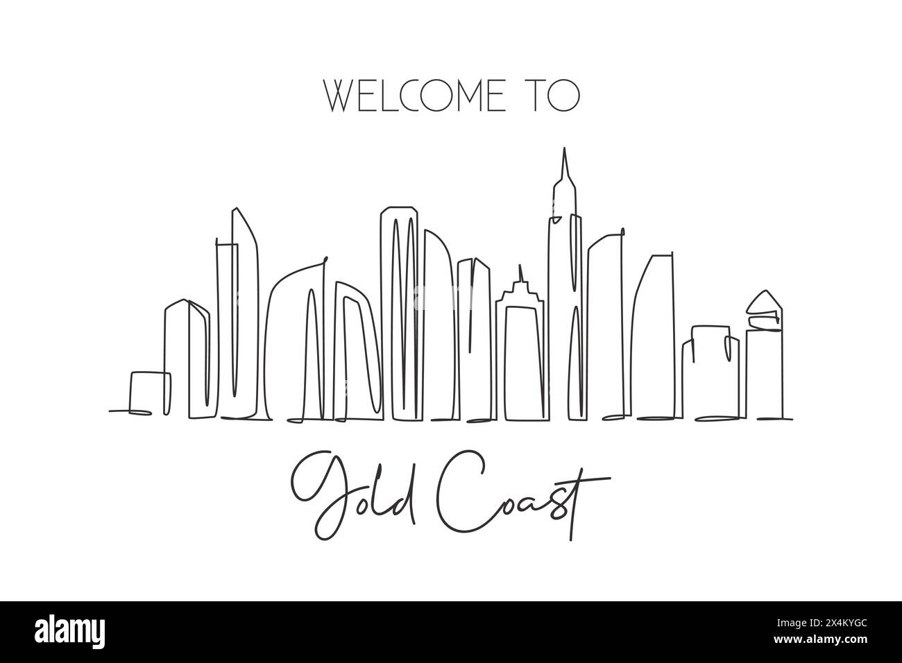 Gold coast queensland australia Stock Vector Images - Alamy