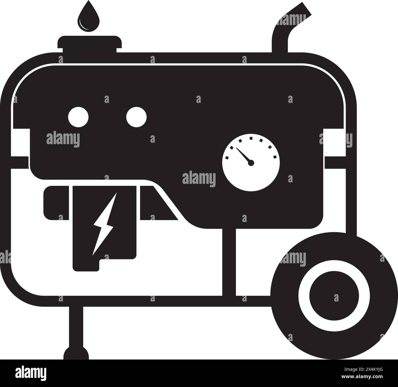 Electric Generator icon,vector illustration design Stock Vector Image ...
