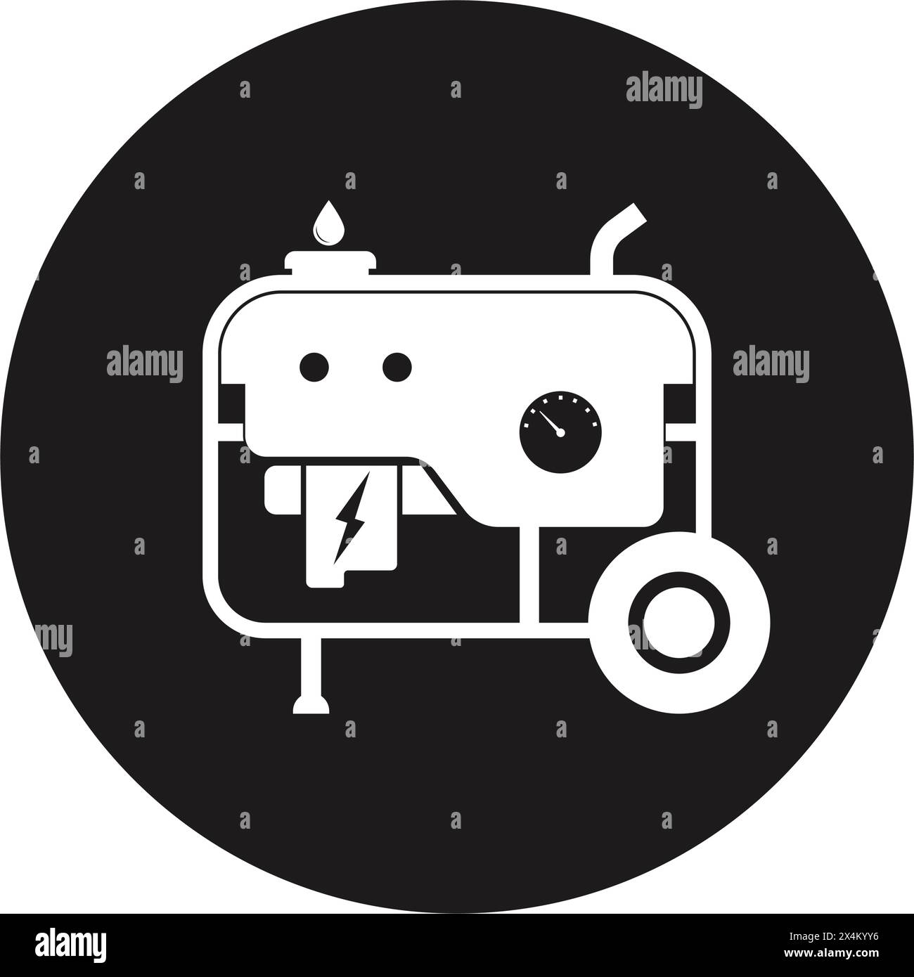 Electric Generator icon,vector illustration design Stock Vector Image ...